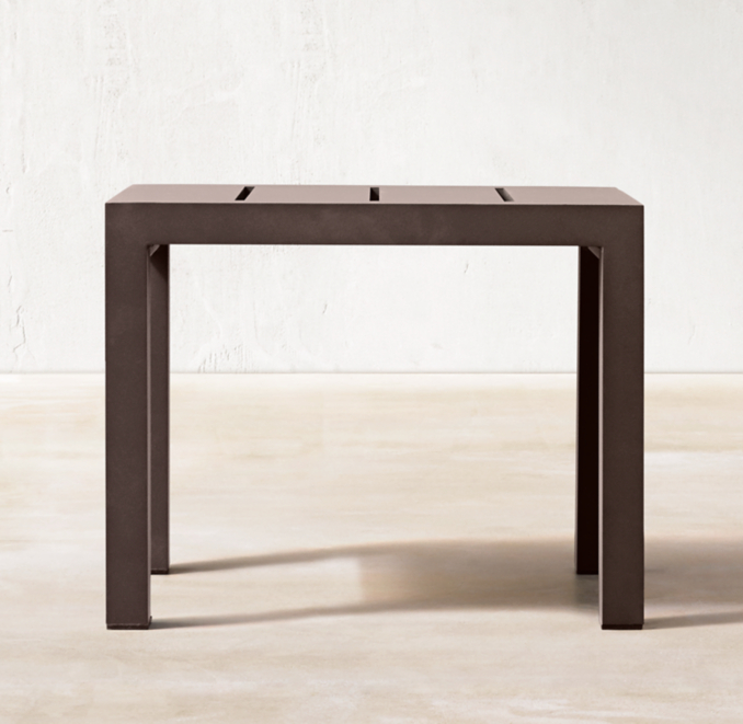 Aegean Aluminum Square Side Table