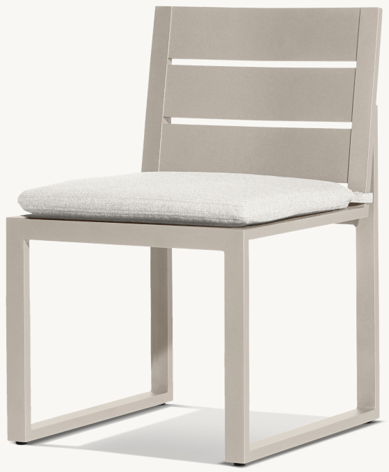 Aegean Aluminum Dining Side Chair | RH