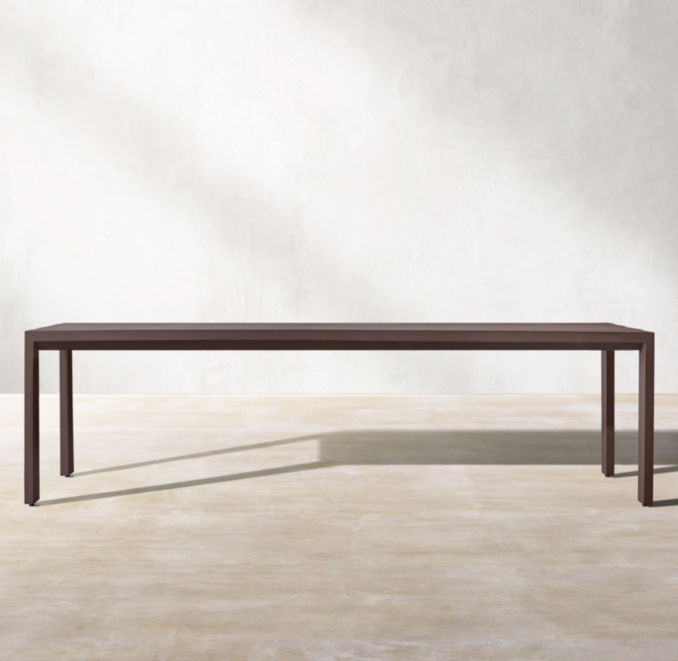 Rhodes Aluminum Rectangular Dining Table