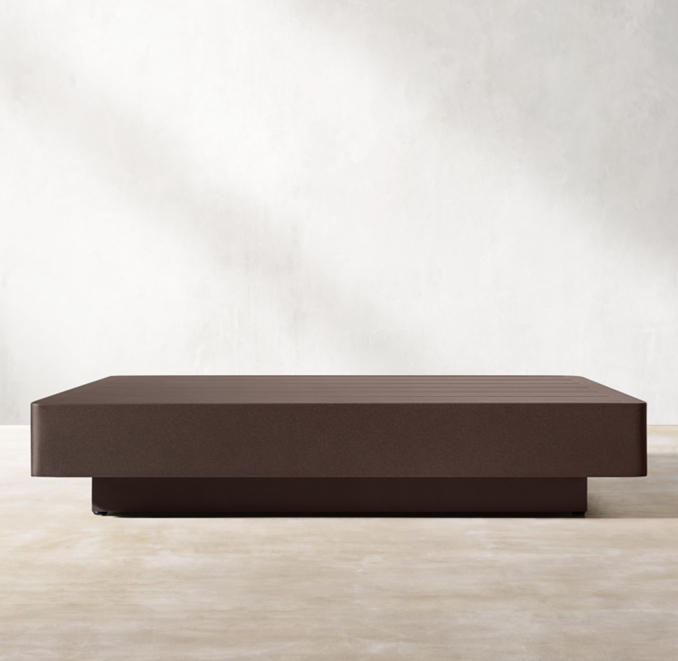 Maya Aluminum Square Side Table