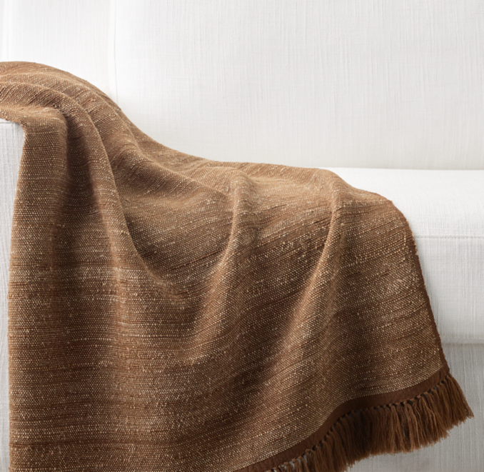 Naya Handwoven Marled Solid Throw