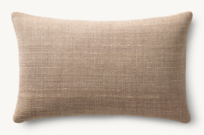 Naya Handwoven Marled Solid Pillow Cover - Lumbar