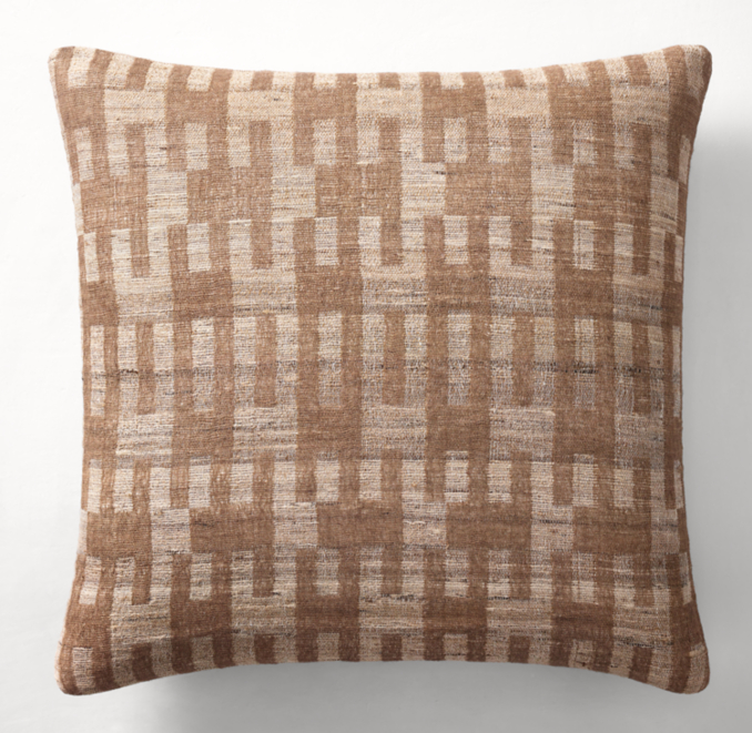 Naya Handwoven Geometric Pillow Cover - Square