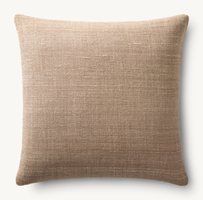 Naya Handwoven Marled Solid Pillow Cover - Square