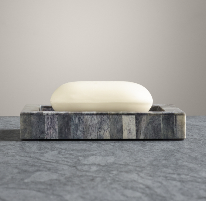 Bone Soap Dish - Grey