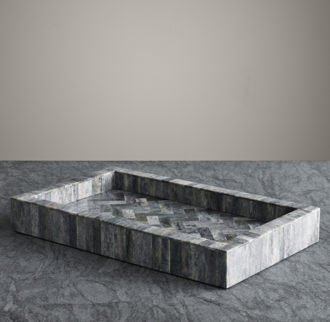 Bone Bath Tray - Grey