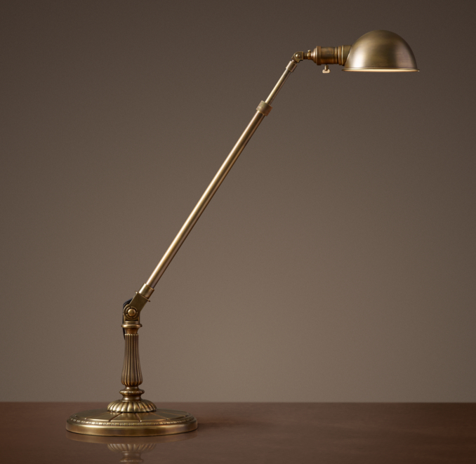 1910 Machinist Boom Task Table Lamp