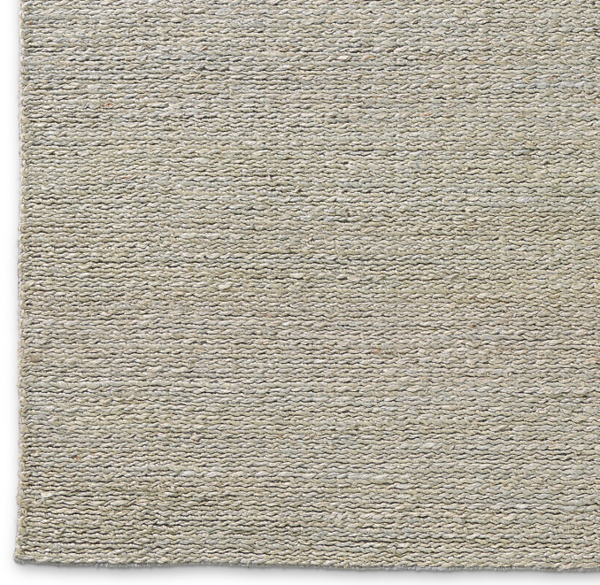 Braided Twist Jute Rug Swatch - Silver