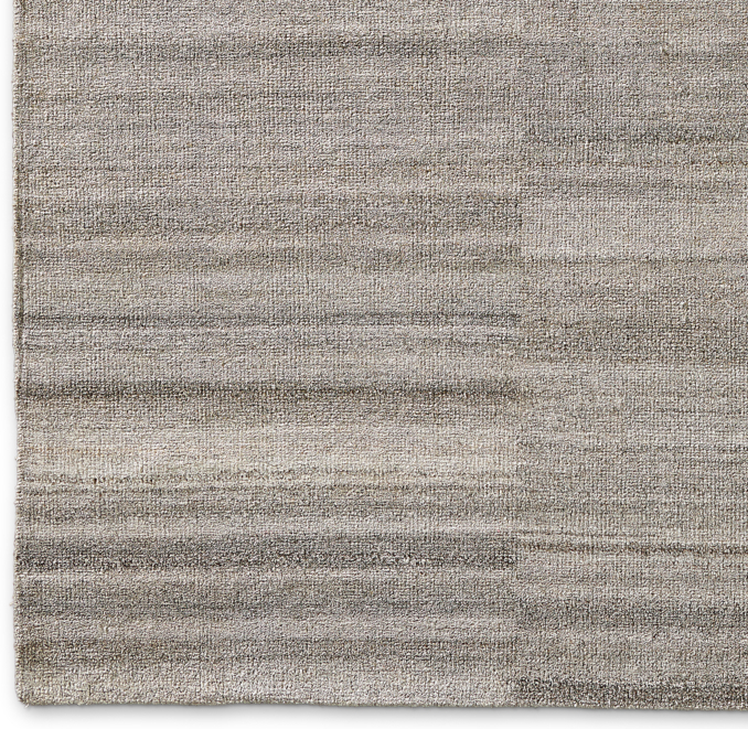 Shara Striated Rug Swatch - Charcoal