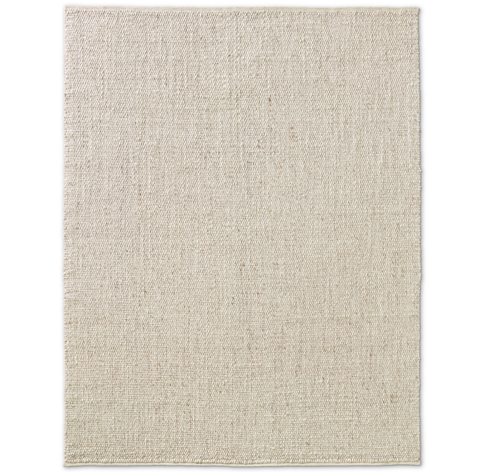 Rope Basket Weave Rug - Cream