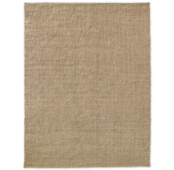 Bouclé Jute Rug - Linen