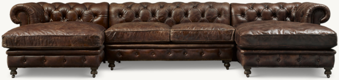 Kensington Leather Collection | RH