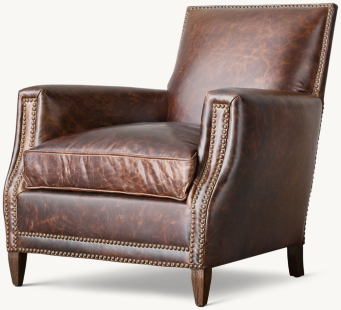 Marcel Leather Club Chair RH