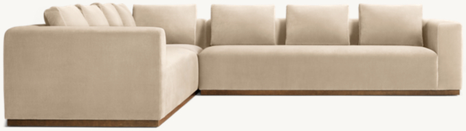 Vittorio Left-Arm L-Sectional with Modular Corner