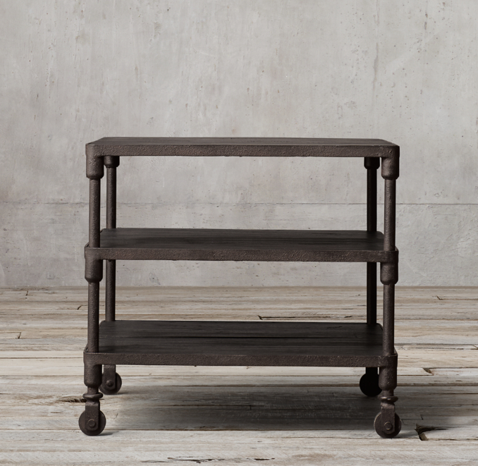 Dutch Industrial 28" Side Table