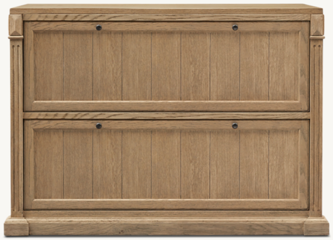 Library Modular 2-Drawer Lateral File Cabinet with Tray | RH