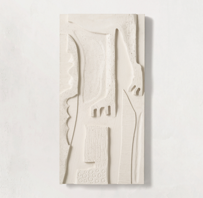 Abstract Plaster Relief Wall Panel V