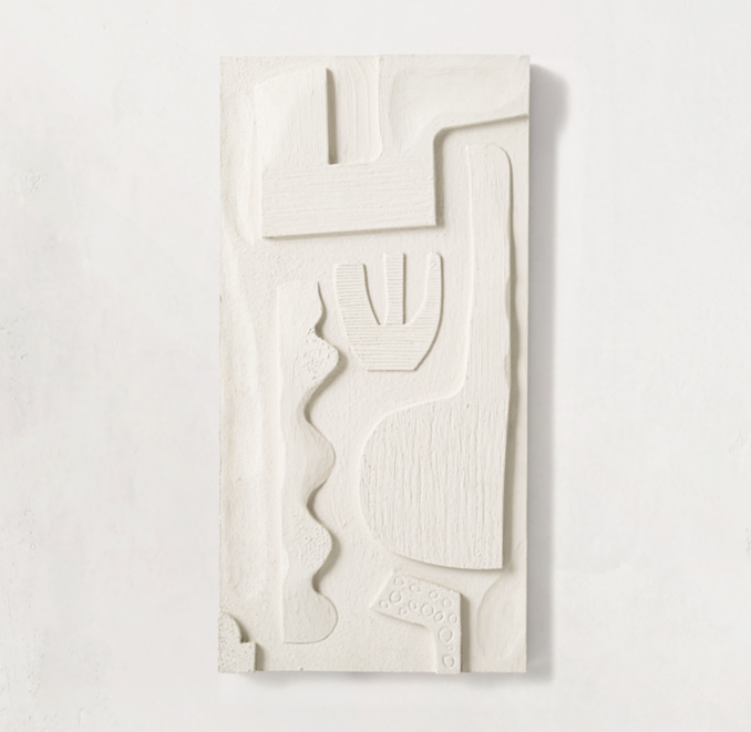 Abstract Plaster Relief Wall Panel VII | RH