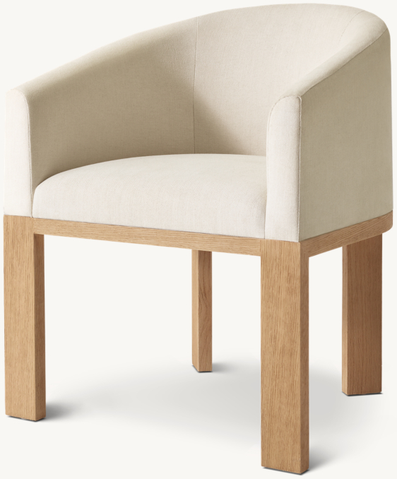 Fabian Fabric Dining Armchair | RH