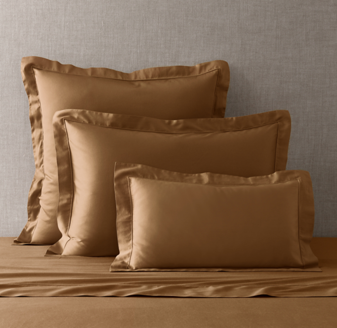 Italian Ultra-Soft 600-Thread-Count Sateen Flange Sham