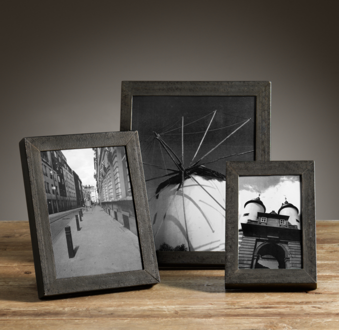 Black Metal Medium Tabletop Frames | RH