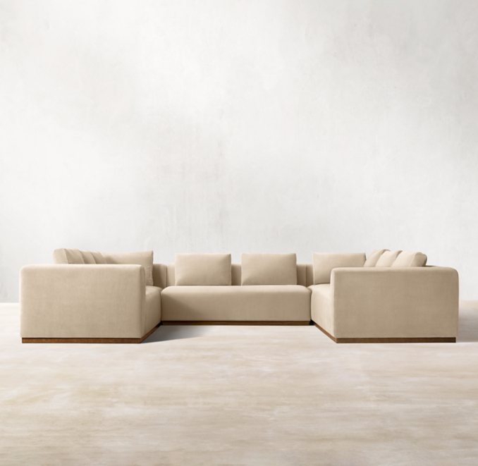 Vittorio U-Sofa Sectional with Modular Corners