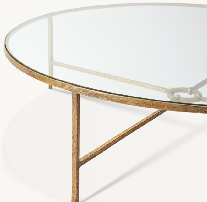 Josephine Glass Round Coffee Table