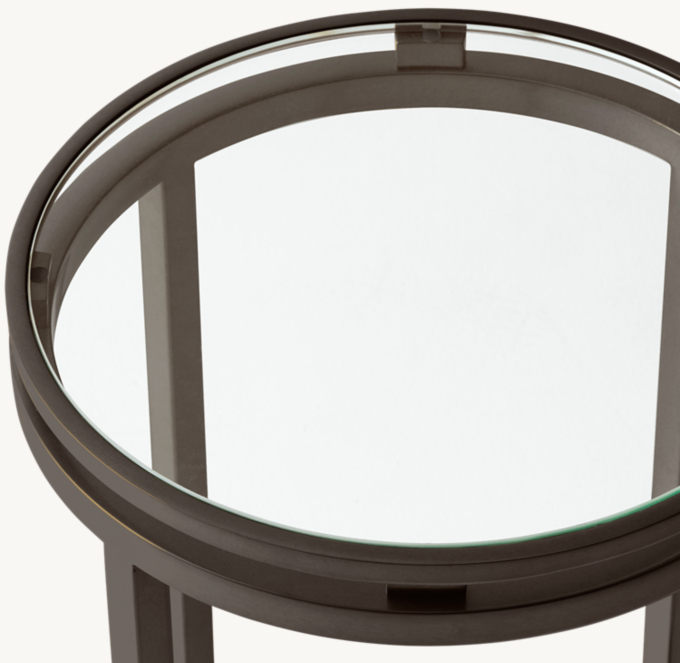 Marceau Round Drink Table | RH