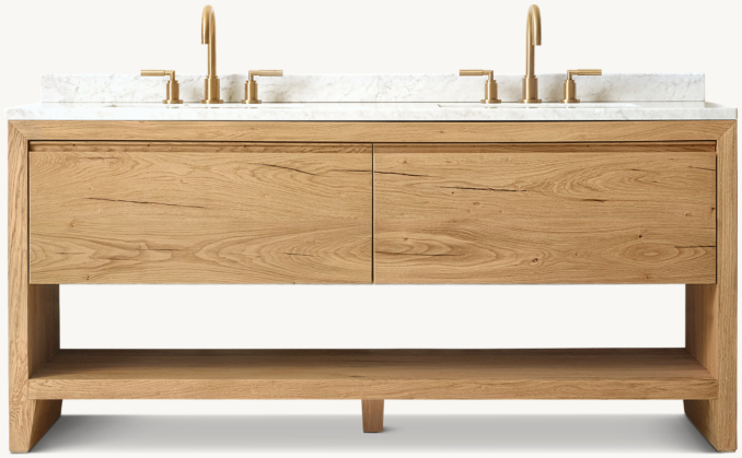 Wyeth Oak Double Washstand