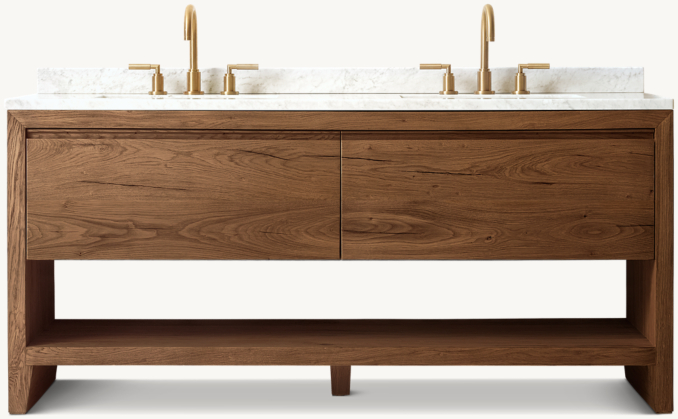 Wyeth Oak Double Washstand