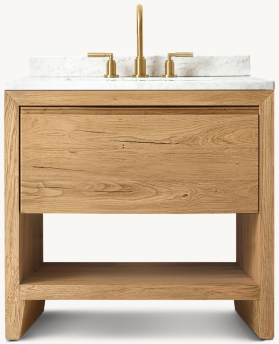 Wyeth Oak Single Washstand