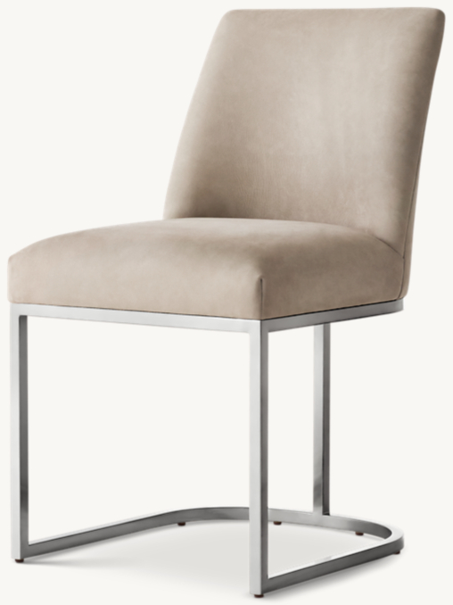 Emery Barrelback Slope Arm Dining Chair | RH