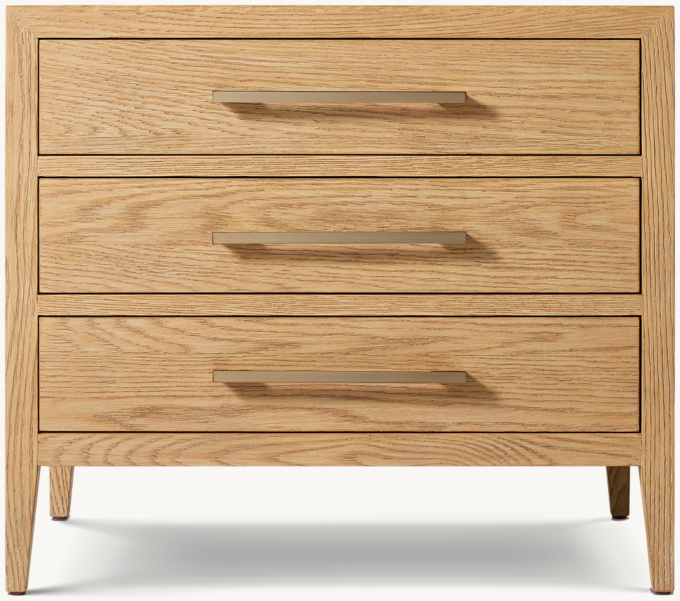 French Contemporary Closed Nightstand