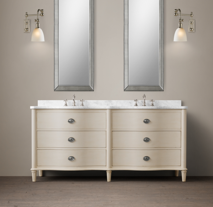Empire Rosette Double Vanity | RH