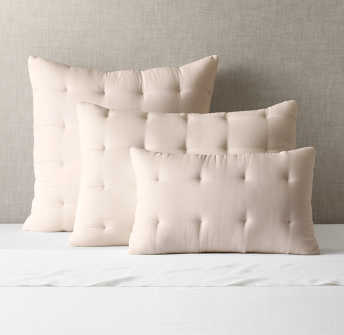 Silk Tufted Stitch Sham