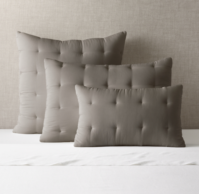 Silk Tufted Stitch Sham