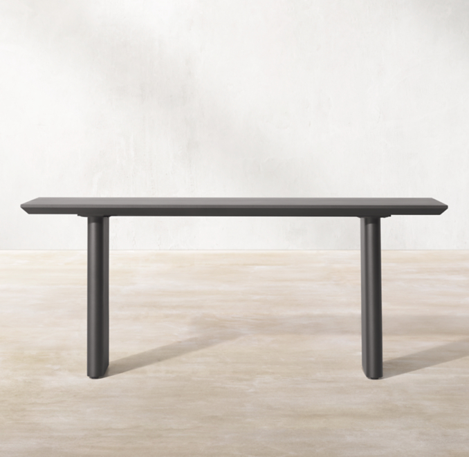 Balmain Aluminum Console Table