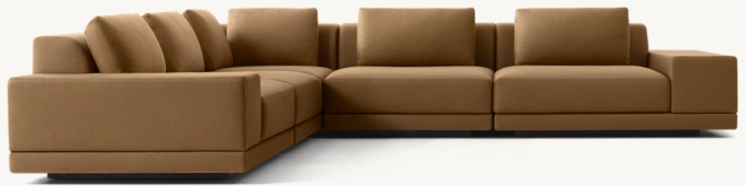 Cortona Modular Wide-Arm Sectionals | RH