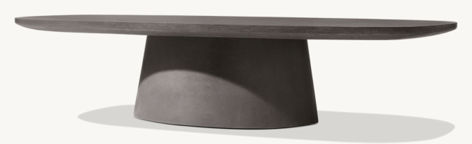Caprera Concrete Rectangular Coffee Table