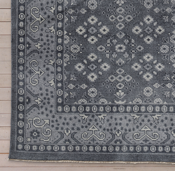 Malba Rug Swatch - Grey/Grey