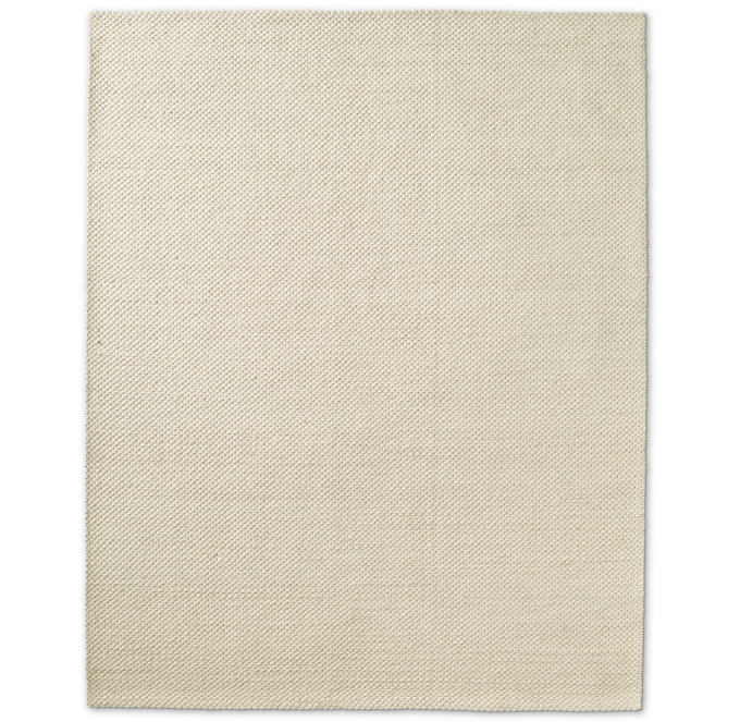 Luxe Looped Wool Rug - Cream