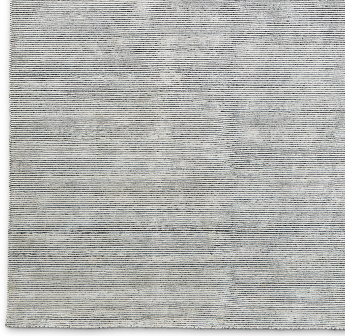 Striped Corte Rug Swatch - Grey