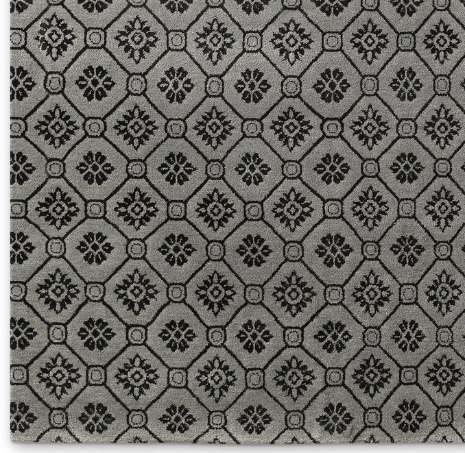 Circa Rug Swatch - Grey/Navy