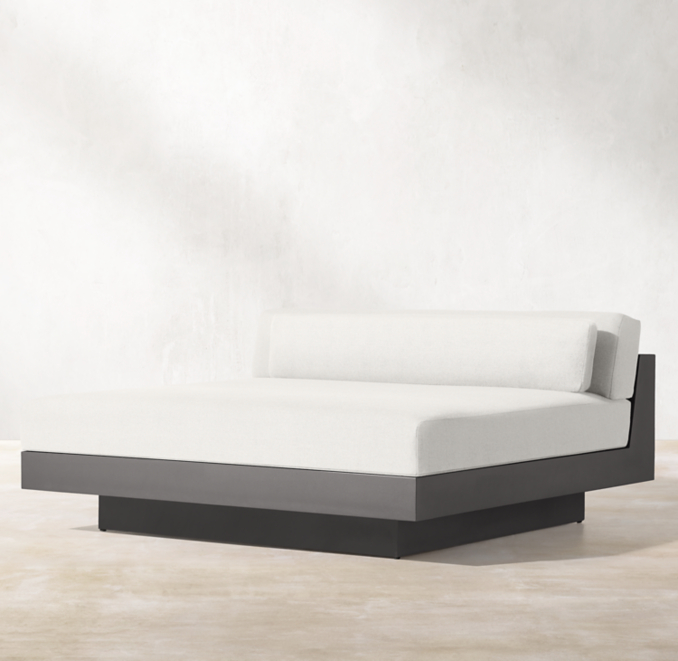 Cape Town Aluminum Armless Daybed Cushions