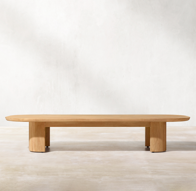 Solaro Teak Rectangular Coffee Table