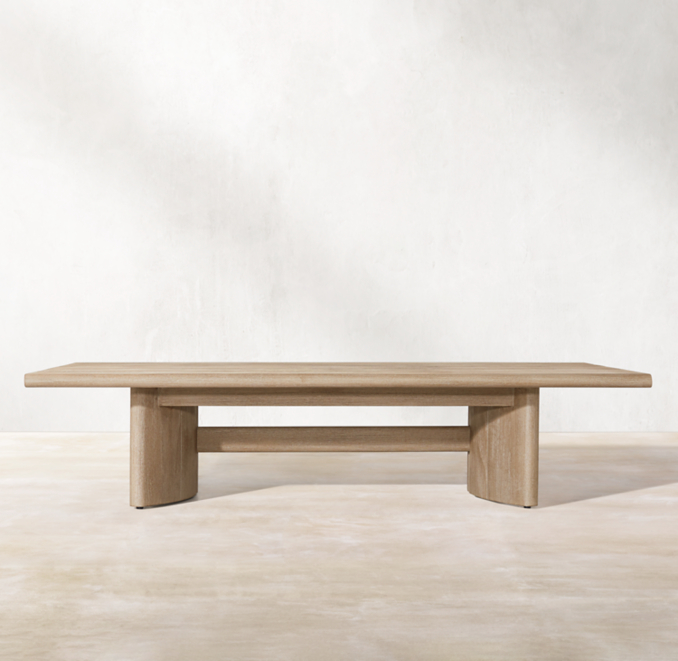 Trieste Teak Rectangular Coffee Table