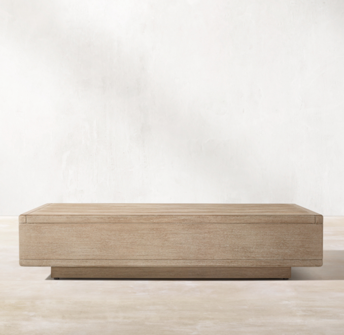 Santos Teak Rectangular Side Table