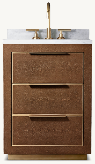 Cela Shagreen Powder Vanity