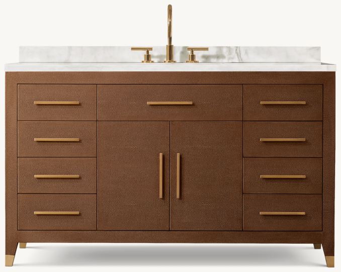 Graydon Shagreen Single Extra-Wide Vanity