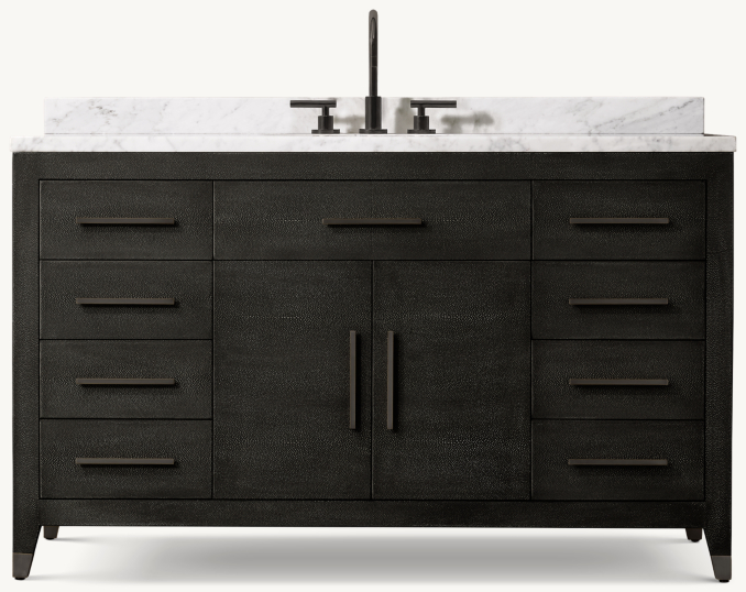 Graydon Shagreen Single Extra-Wide Vanity